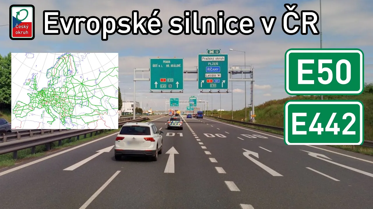 Evropská síť mezinárodních silnic - Evropské silnice v Česku | Stream